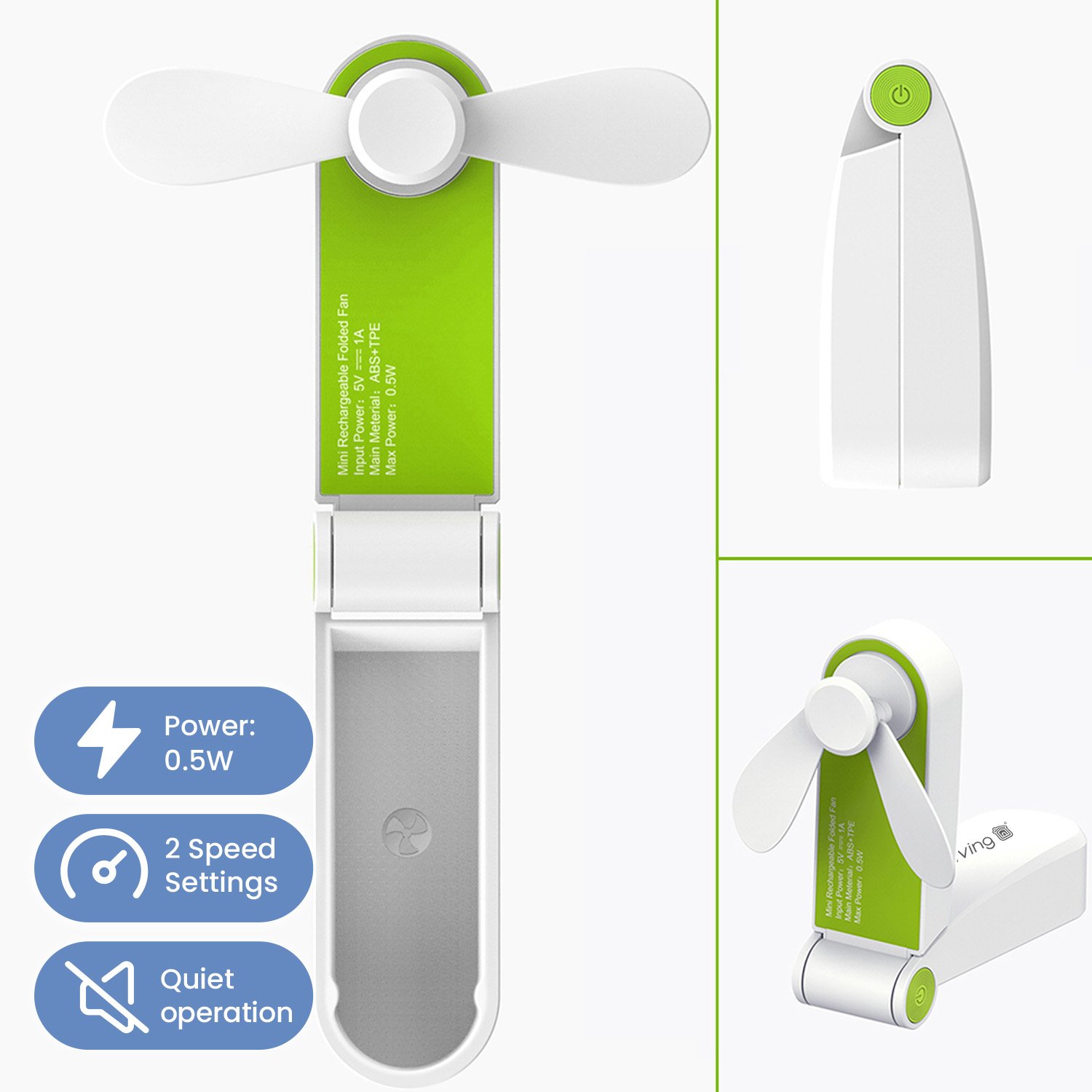 Mini Folding Handheld Fan | Simply Brands | Private Label