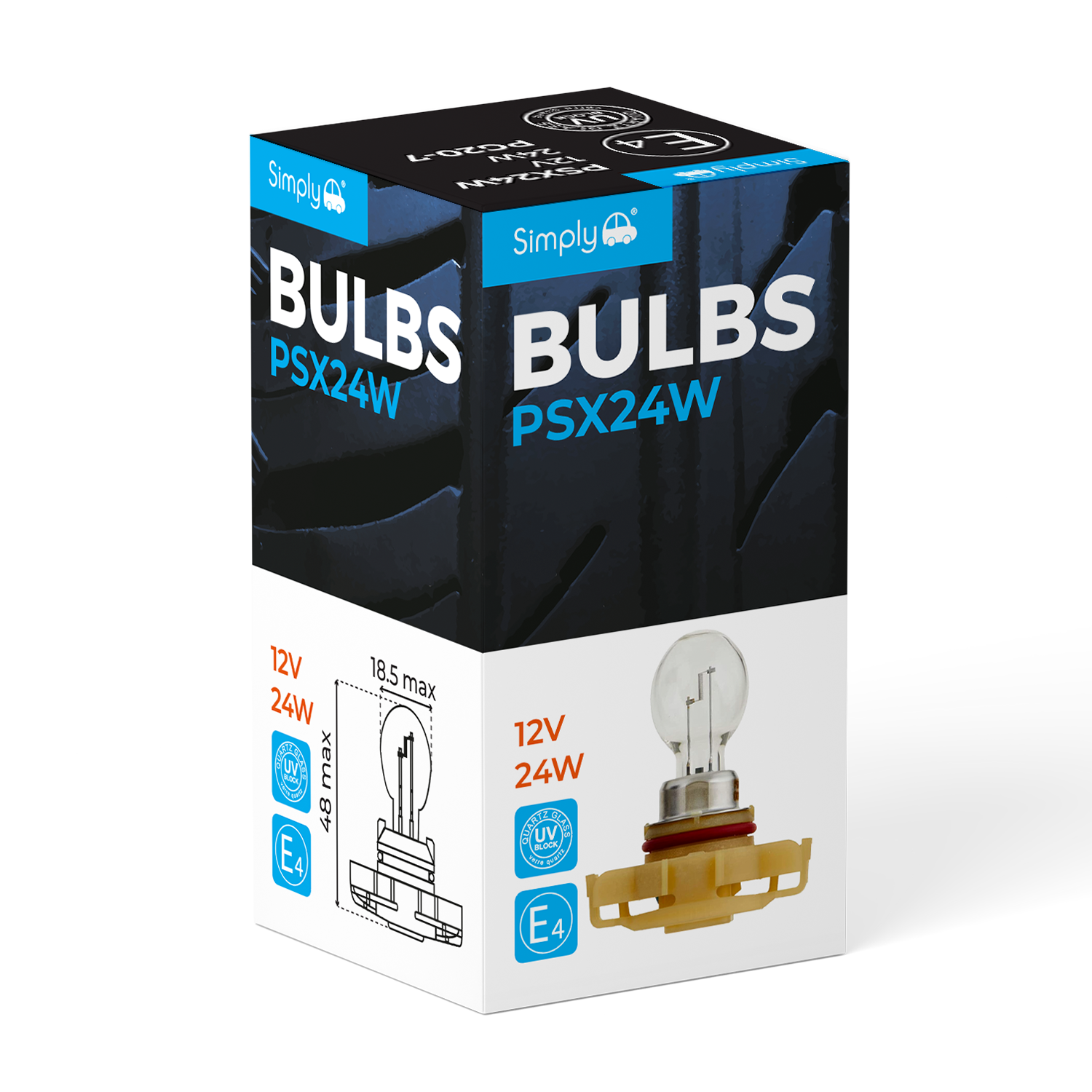 PSX24W Bulbs 12V24W PG20-7 | Simply Brands | Private Label