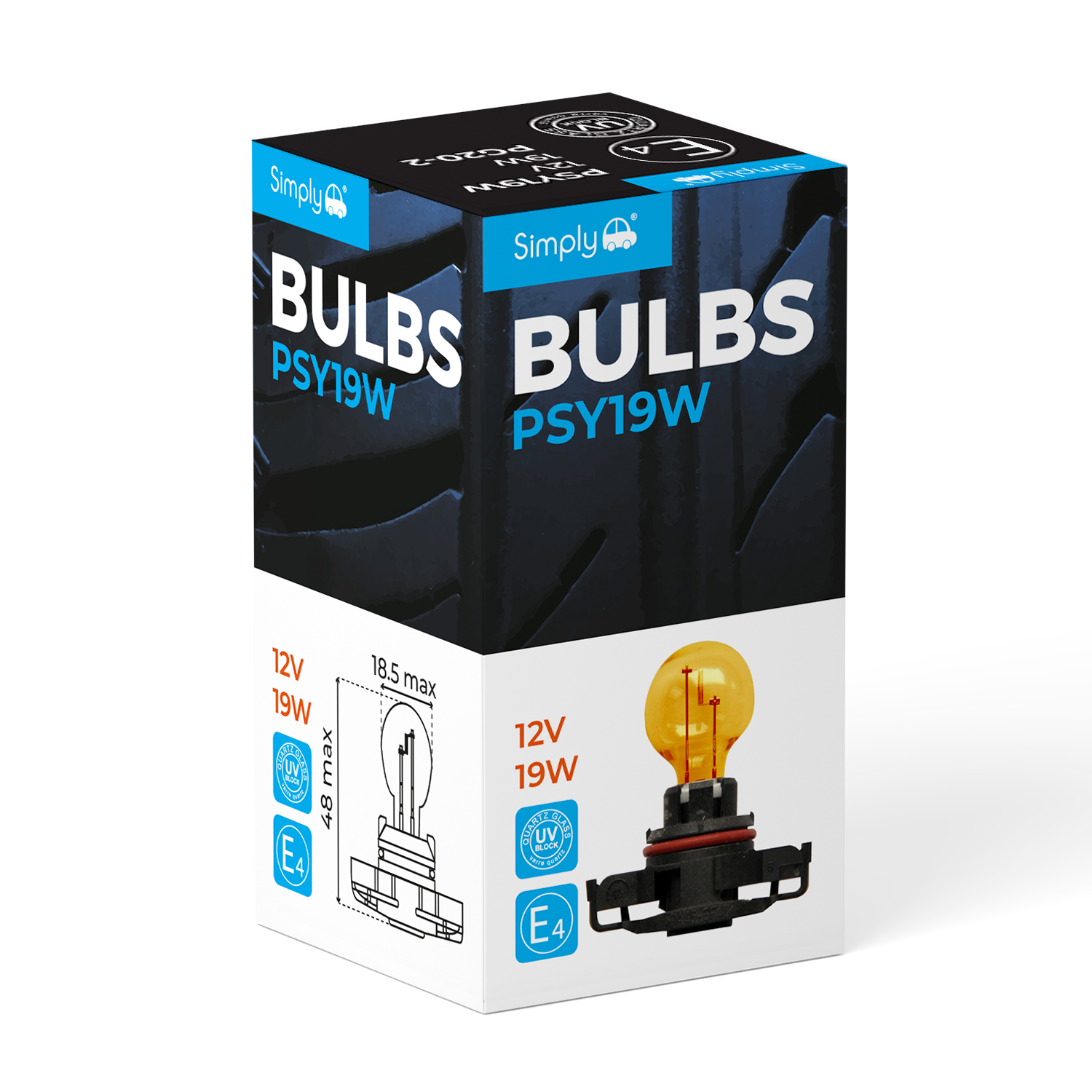PSY19W Bulbs 12V19W PG20-2 | Simply Brands | Private Label