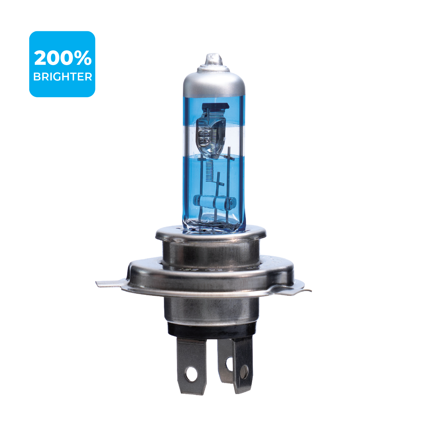 Twin H4 200% BRIGHTER Bulb 12V 60/55W P43T | Simply Brands | Private Label