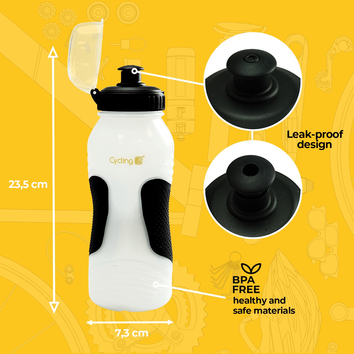 Sports Bottle 500ml | Simply Brands | Private Label