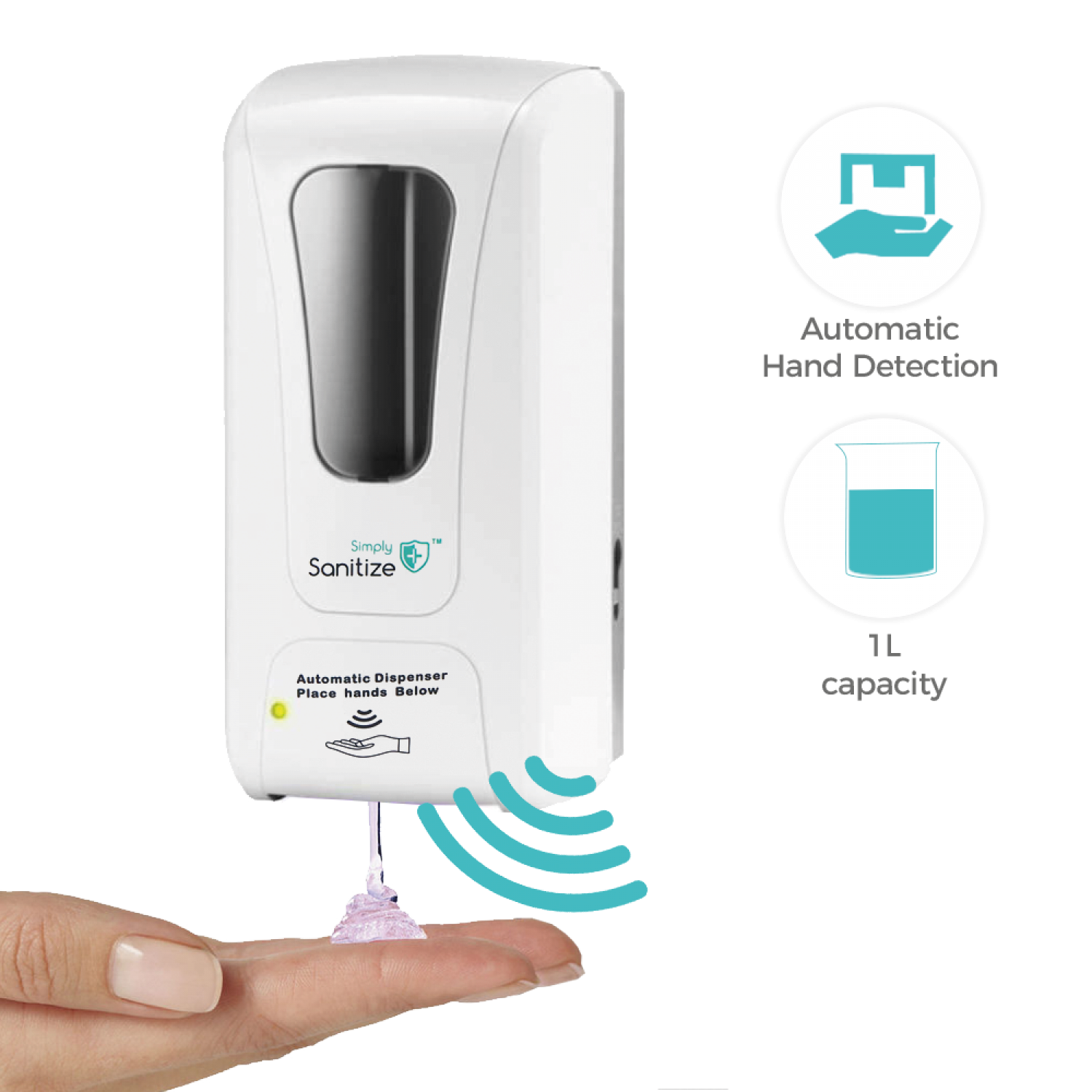 Automatic Contactless Dispenser | Simply Brands | Private Label