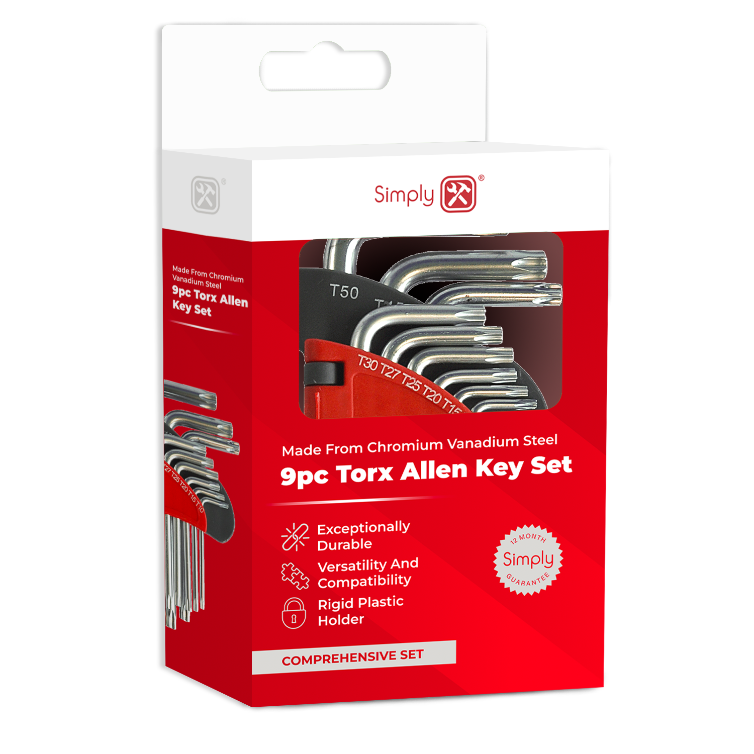 9pc TORX Allen Key Set | Simply Brands | Private Label