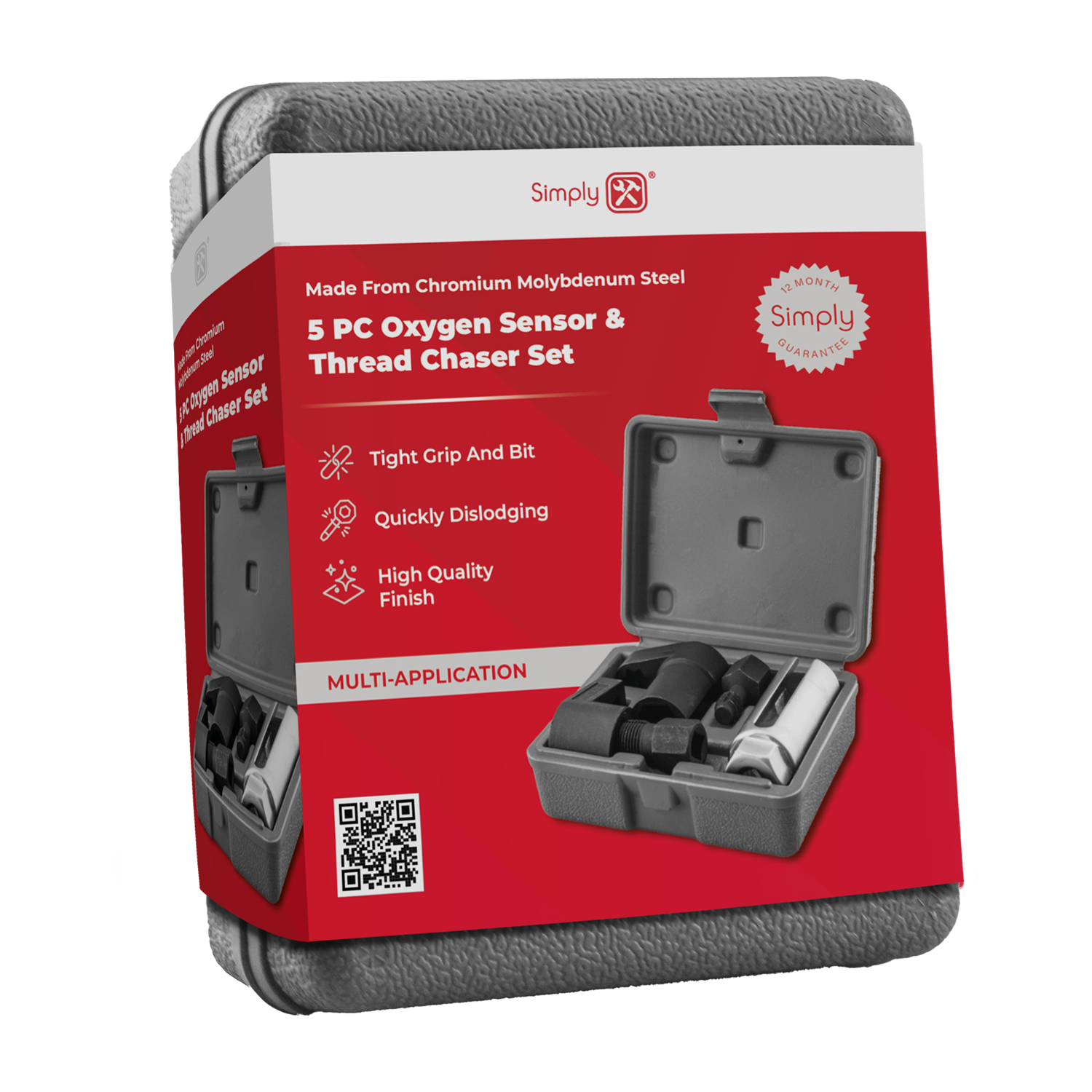 5 Pc Oxygen Sensor And Thread Chaser Set Simply Brands Private Label