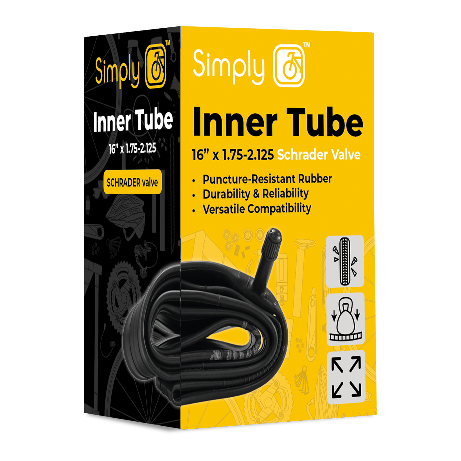 Inner Tube 29” x 2.1 Presta Valve | Simply Brands | Private Label