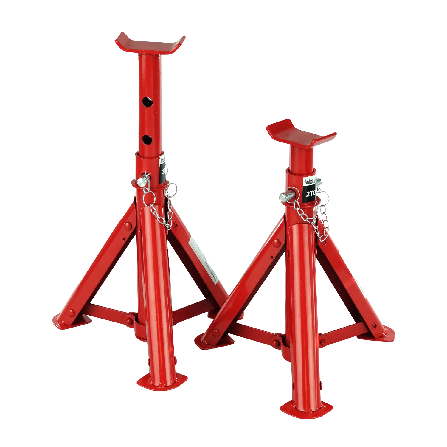 Pair 2T (2000kg) Foldable Axle Stands | Simply Brands | Private Label