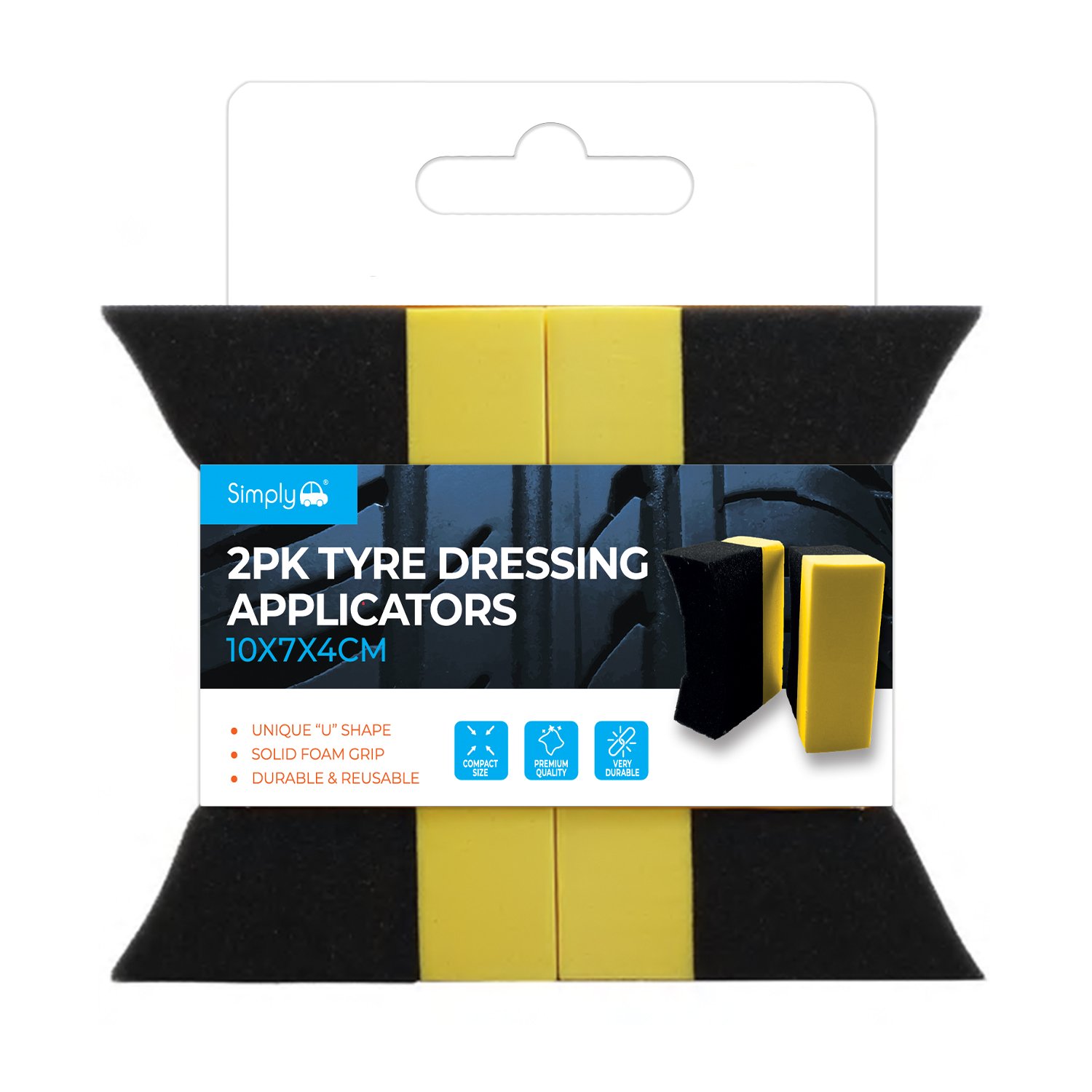 2PK Tyre Dressing Applicators | Simply Brands | Private Label