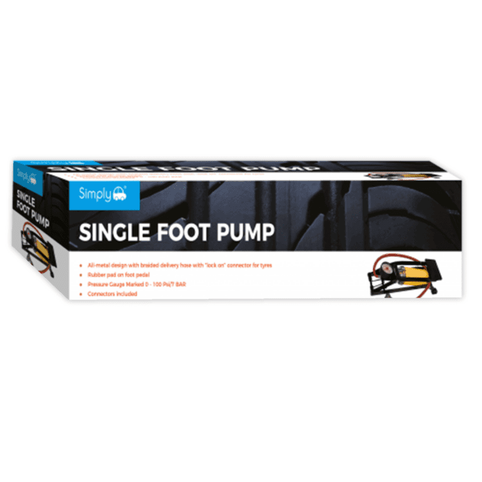 PREMIUM SINGLE FOOT PUMP | Simply Brands | Private Label