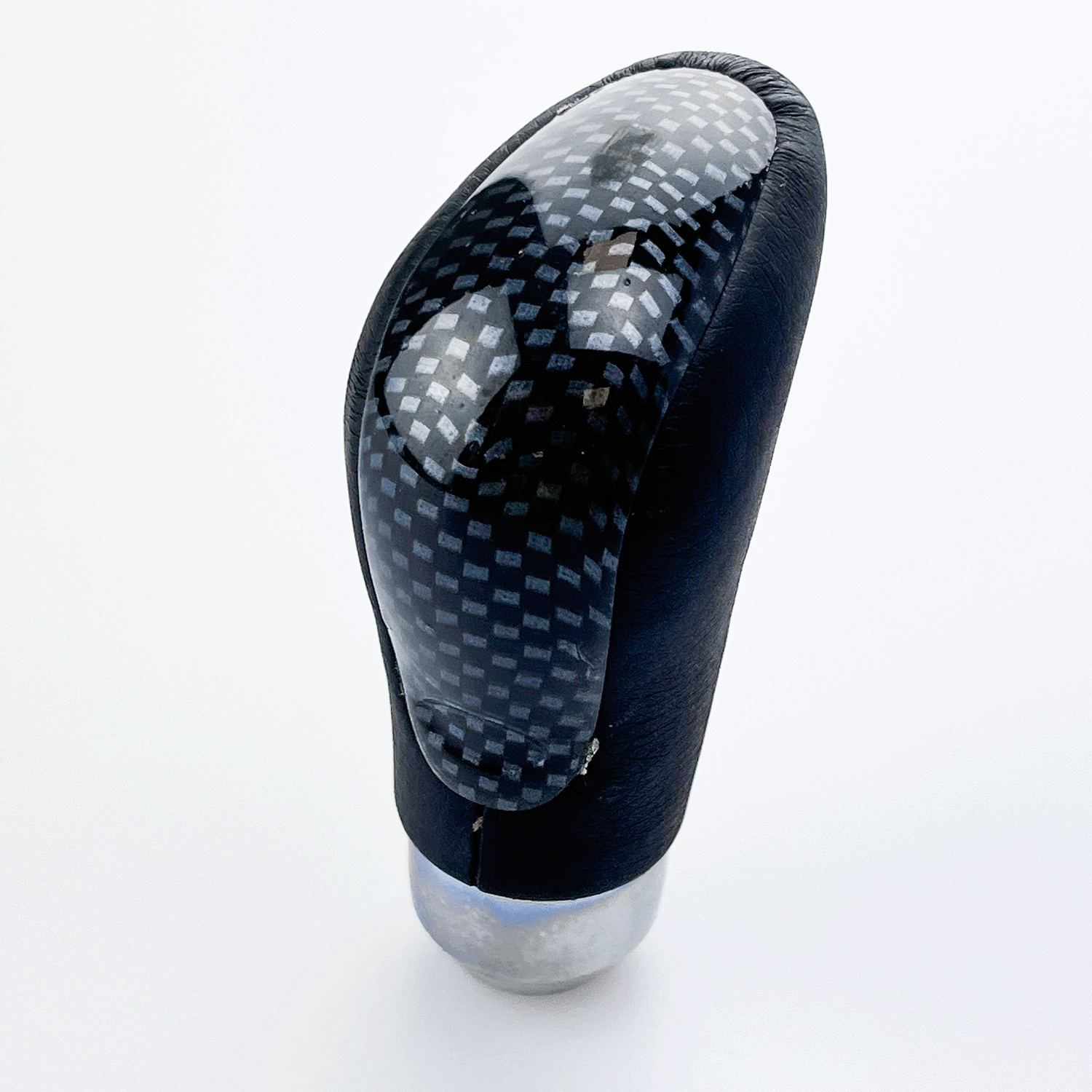 Chrome and Leather Gear Shift Knob | Simply Brands | Private Label