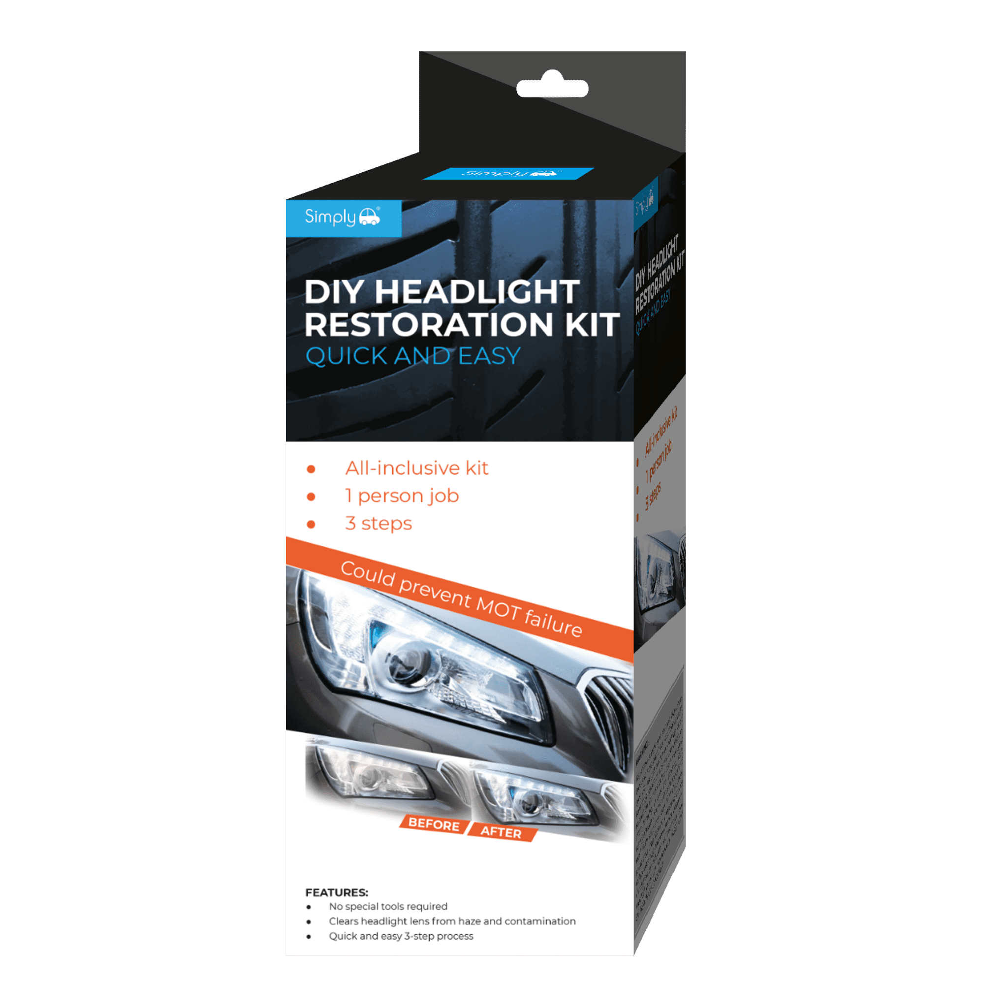 DIY Headlight Restoration Kit | Simply Brands | Private Label