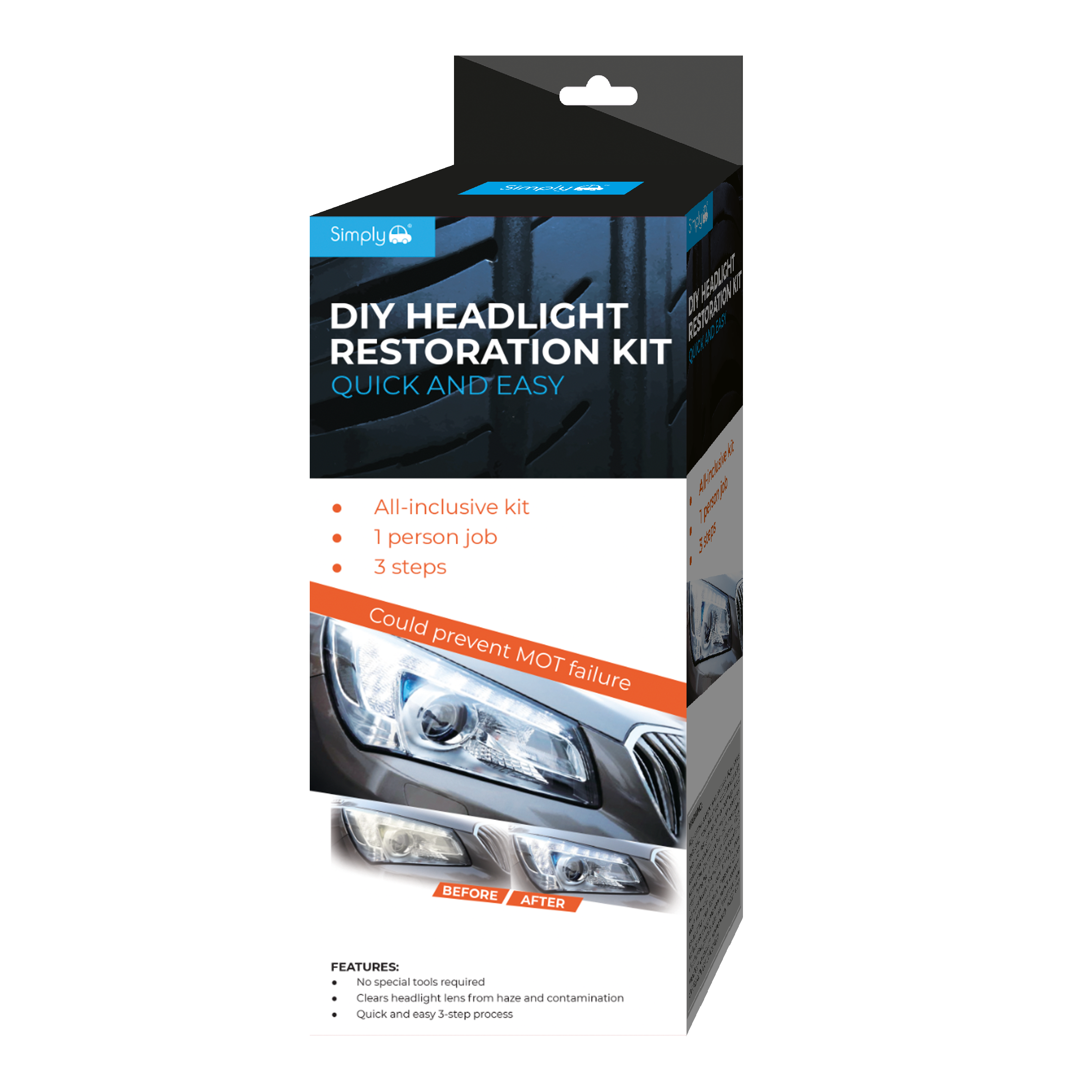DIY Headlight Restoration Kit | Simply Brands | Private Label