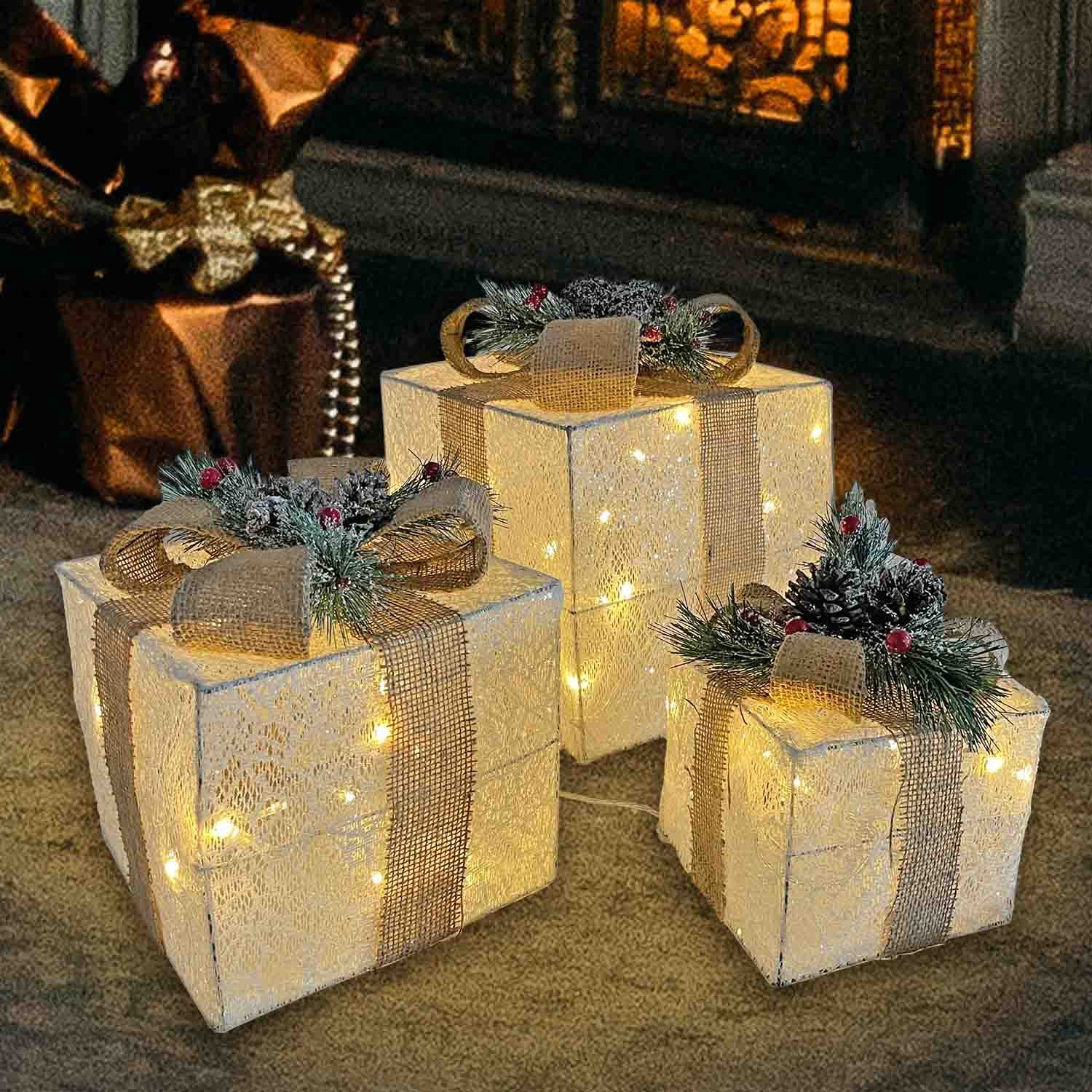 Xmas Gold Ribbon Gift Box | Simply Brands | Private Label