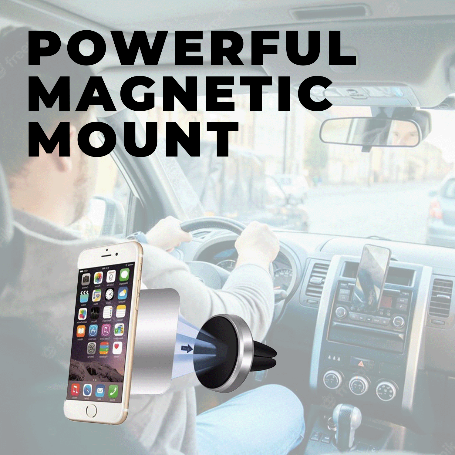 Magnetic Air Vent Phone Holder | Simply Brands | Private Label