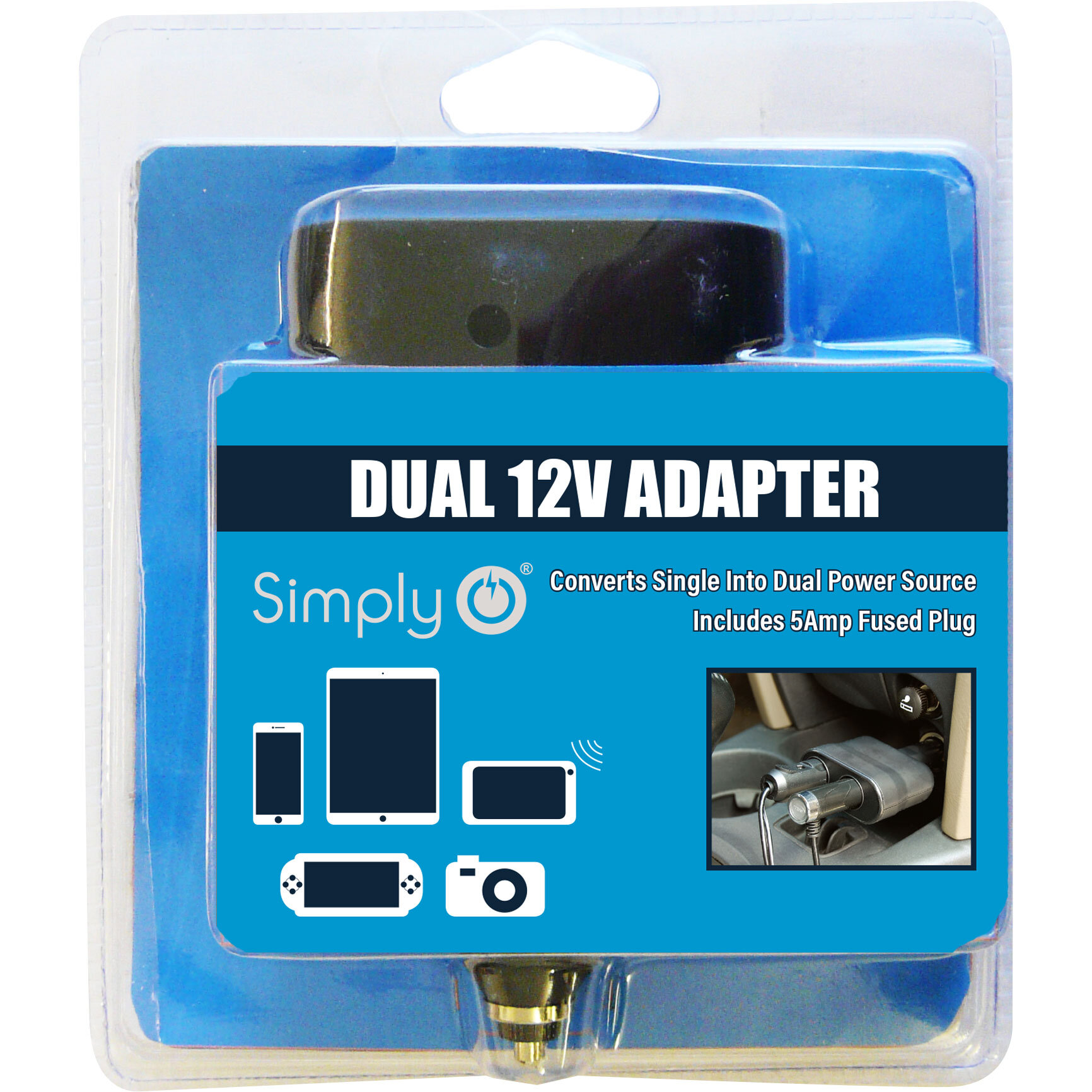 Dual 12V Adapter | Simply Brands | Private Label