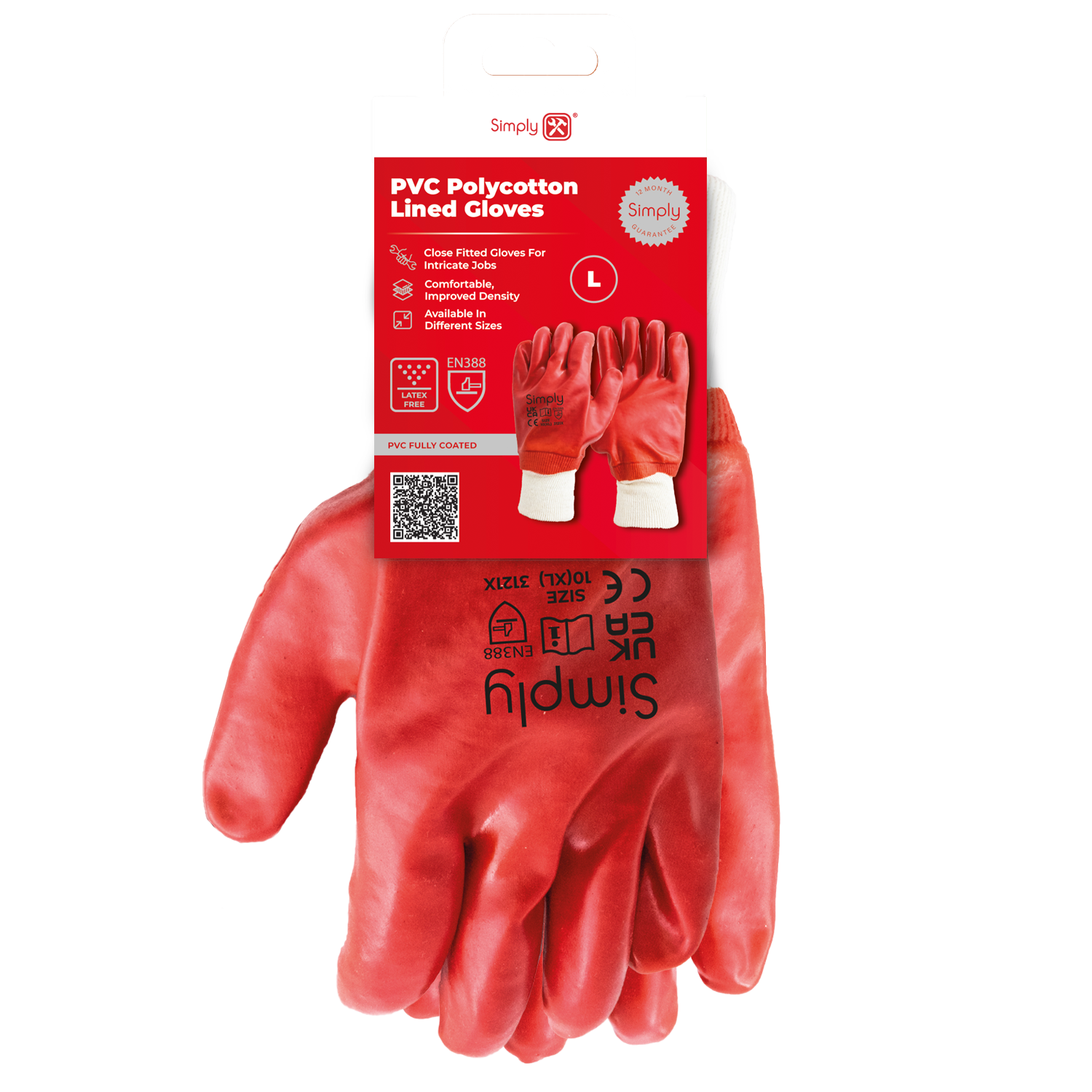 PVC POLYCOTTON LINED GLOVES | Simply Brands | Private Label