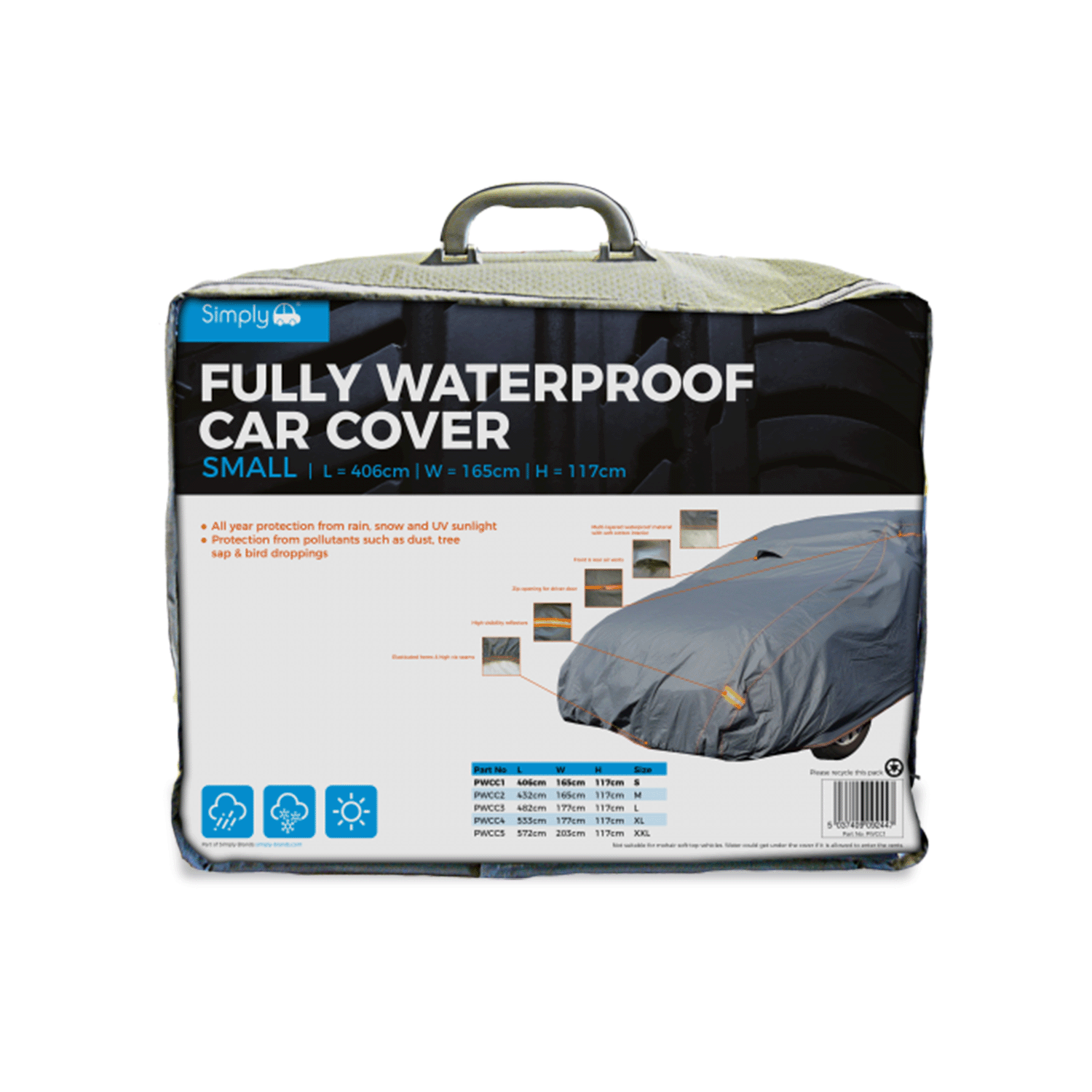 Fully Waterproof Car Cover | Simply Brands | Private Label
