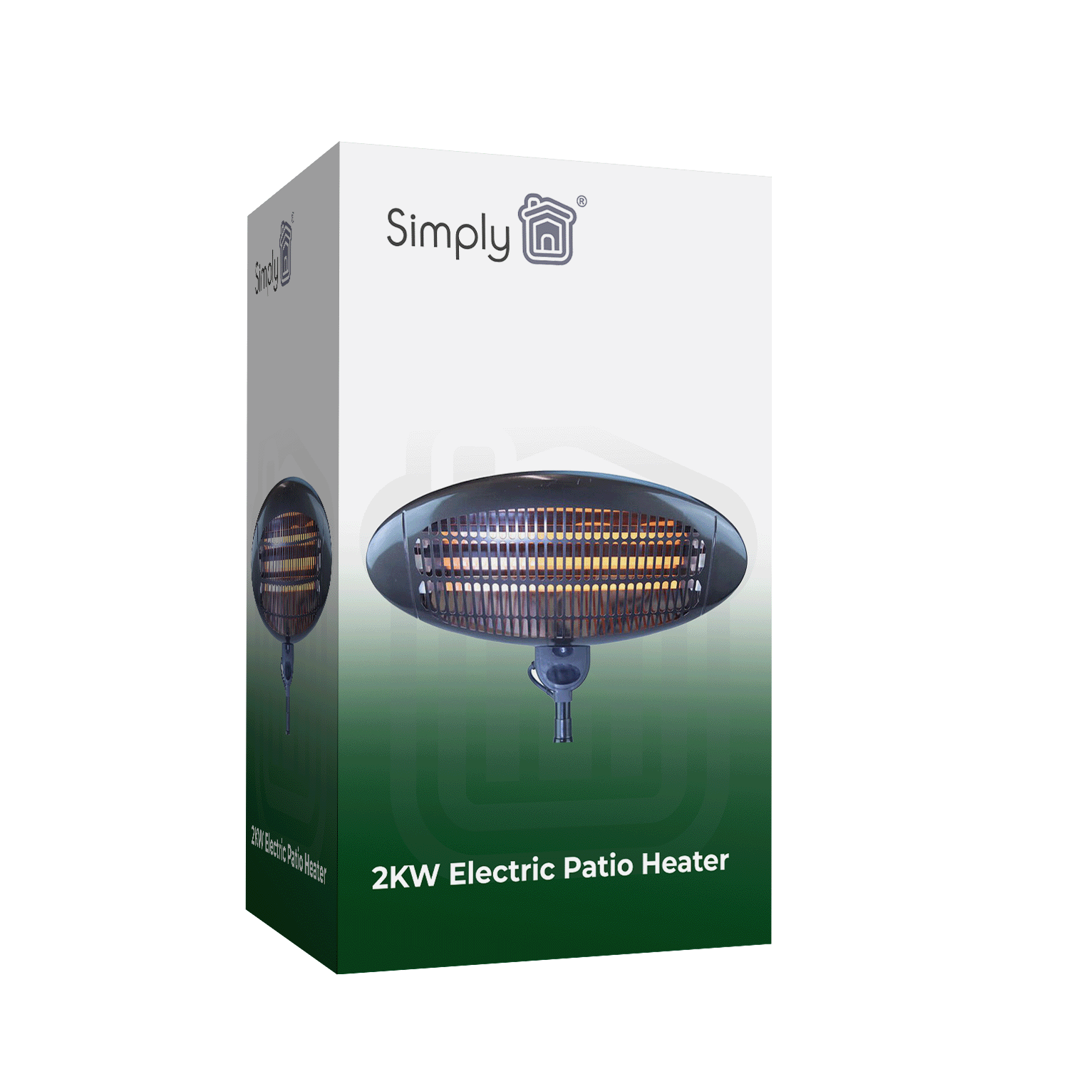 2KW Electric Patio Heater | Simply Brands | Private Label