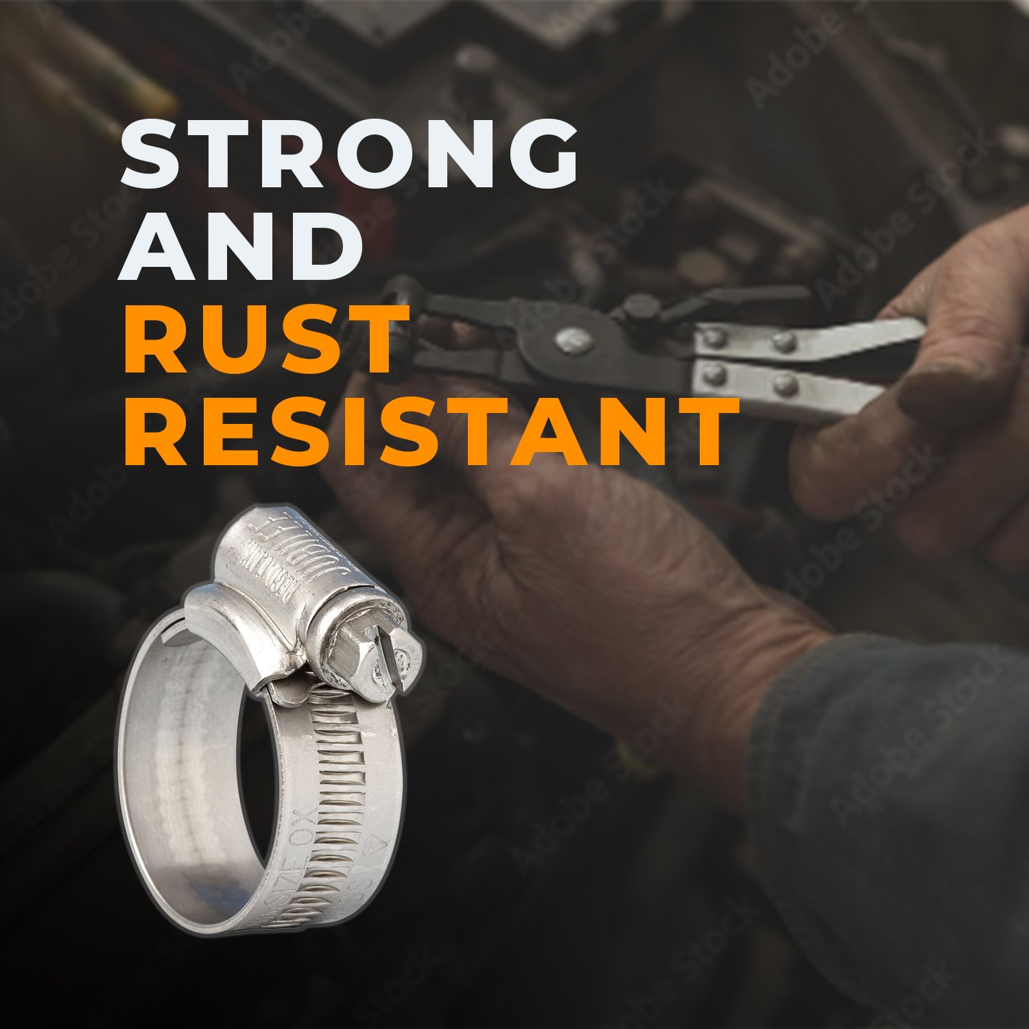 Mild Steel Hose Clips Multipack | Simply Brands | Private Label