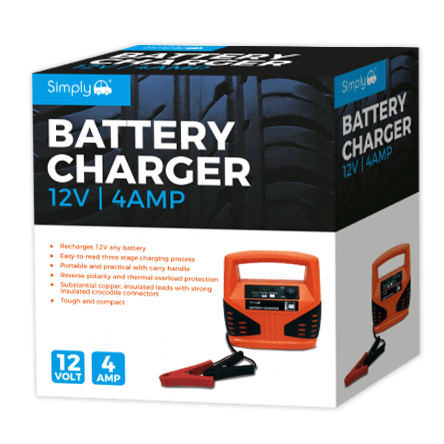 Battery Charger – 12V/4Amp, 12V/6Amp, 12V/8Amp | Simply Brands ...