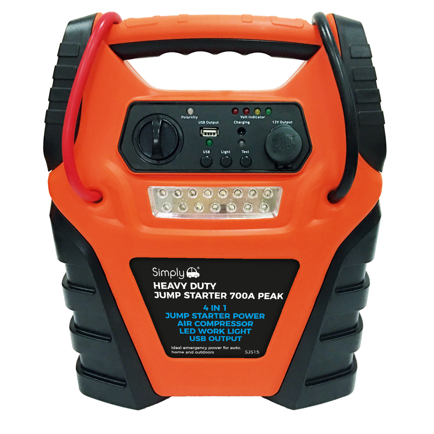 HD 4-1 Jump Starter 15AH | Simply Brands | Private Label