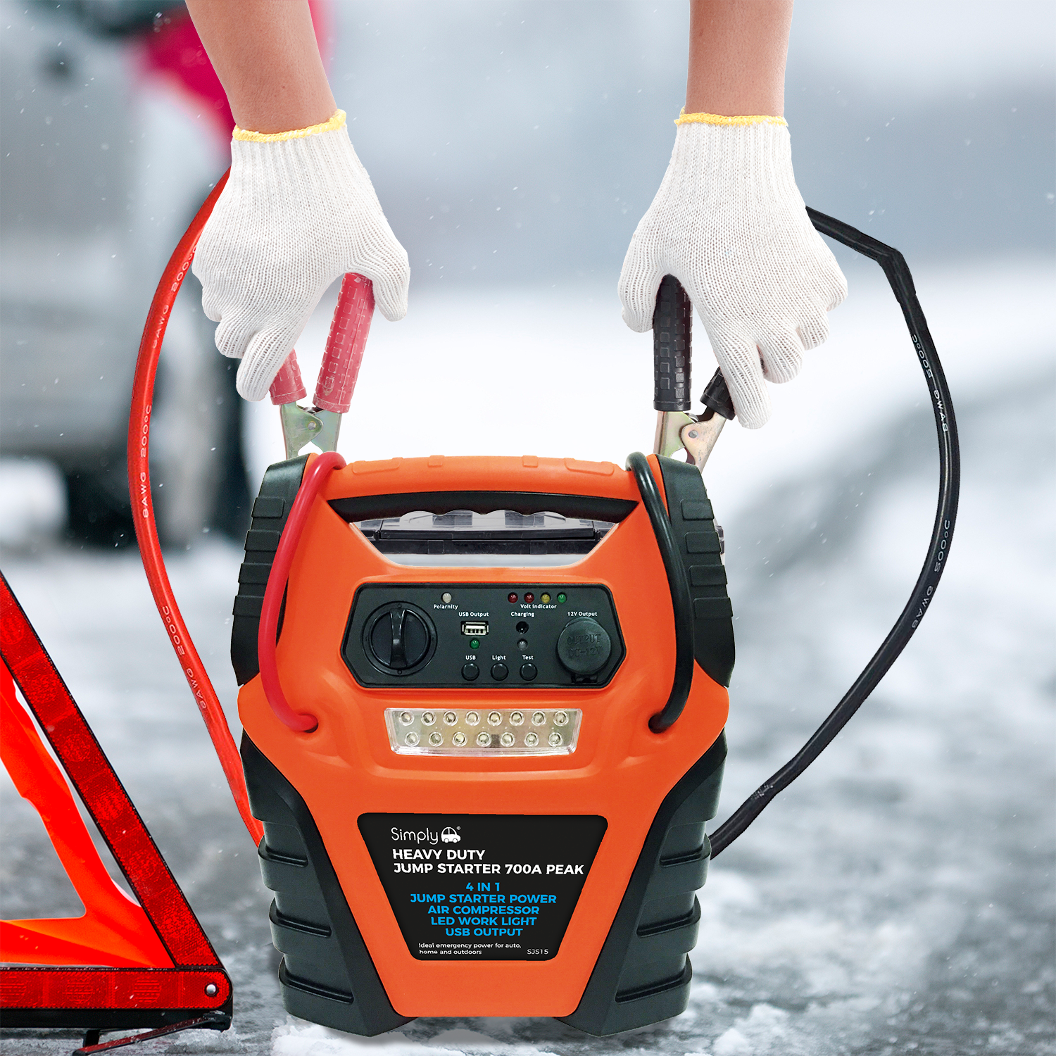 HD 4-1 Jump Starter 15AH | Simply Brands | Private Label