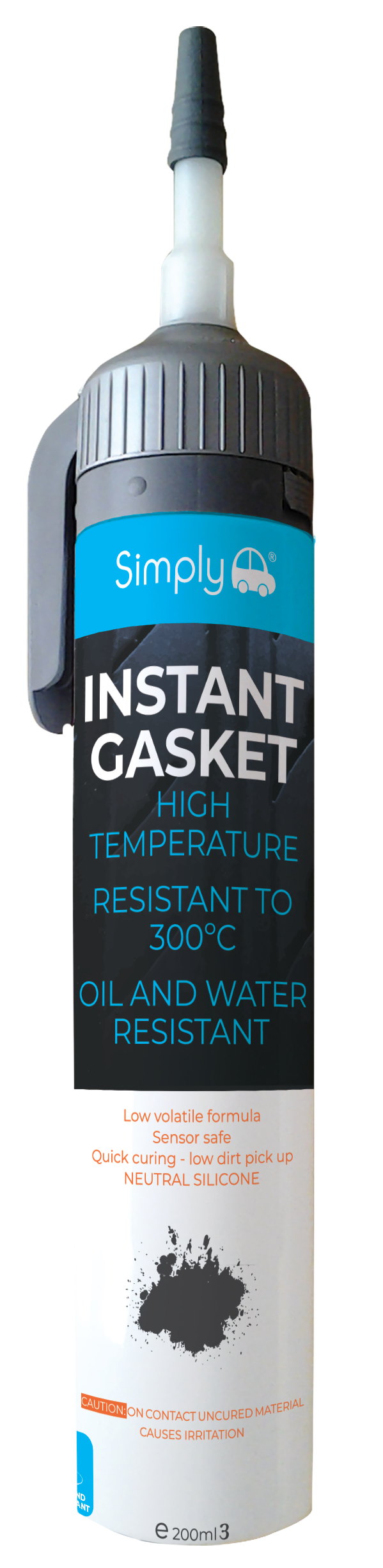 High Temperature Instant Gasket (Black) | Simply Brands | Private Label