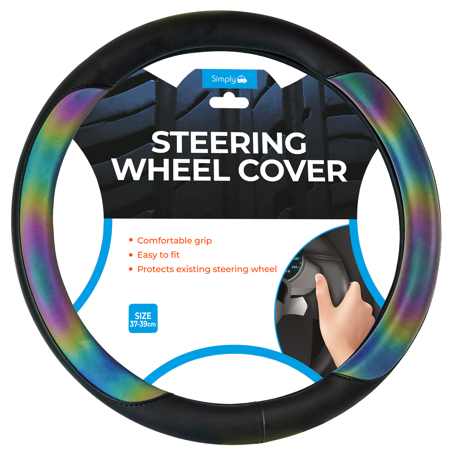 Holographic Steering Wheel Cover | Simply Brands | Private Label