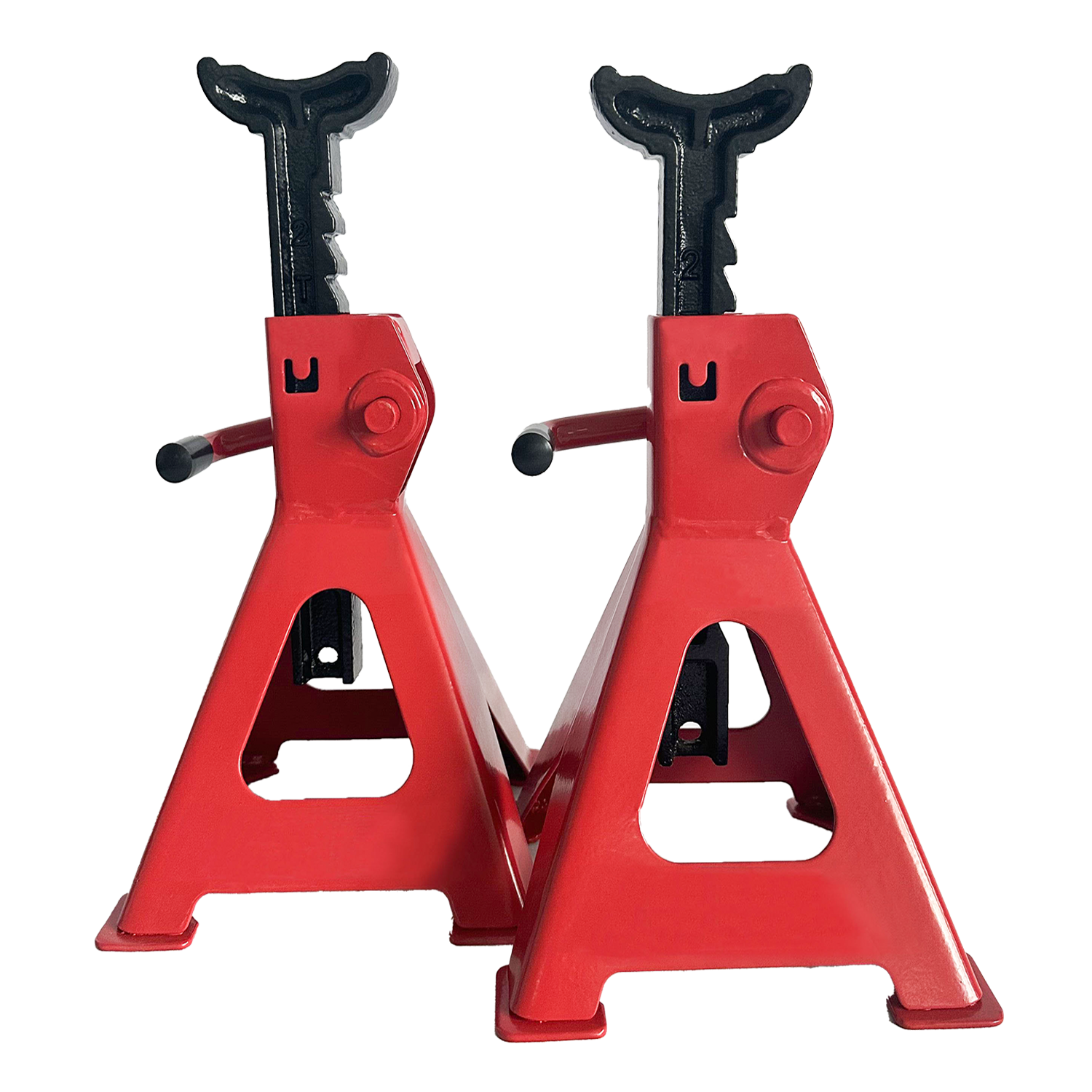 Pair 2T (2000kg) Ratchet Jack Stands USA Style | Simply Brands ...