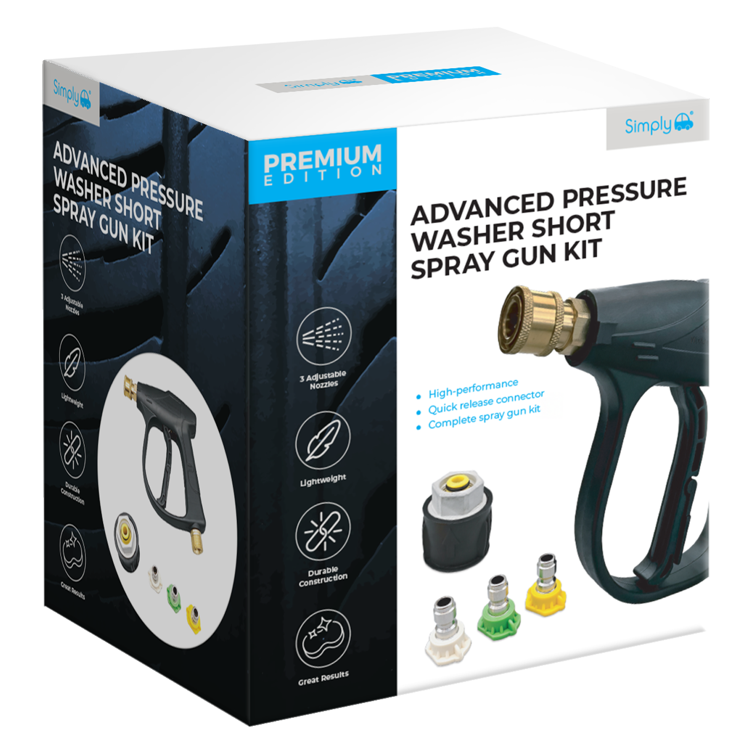 Advanced Pressure Washer Short Spray Gun Kit | Simply Brands | Private ...