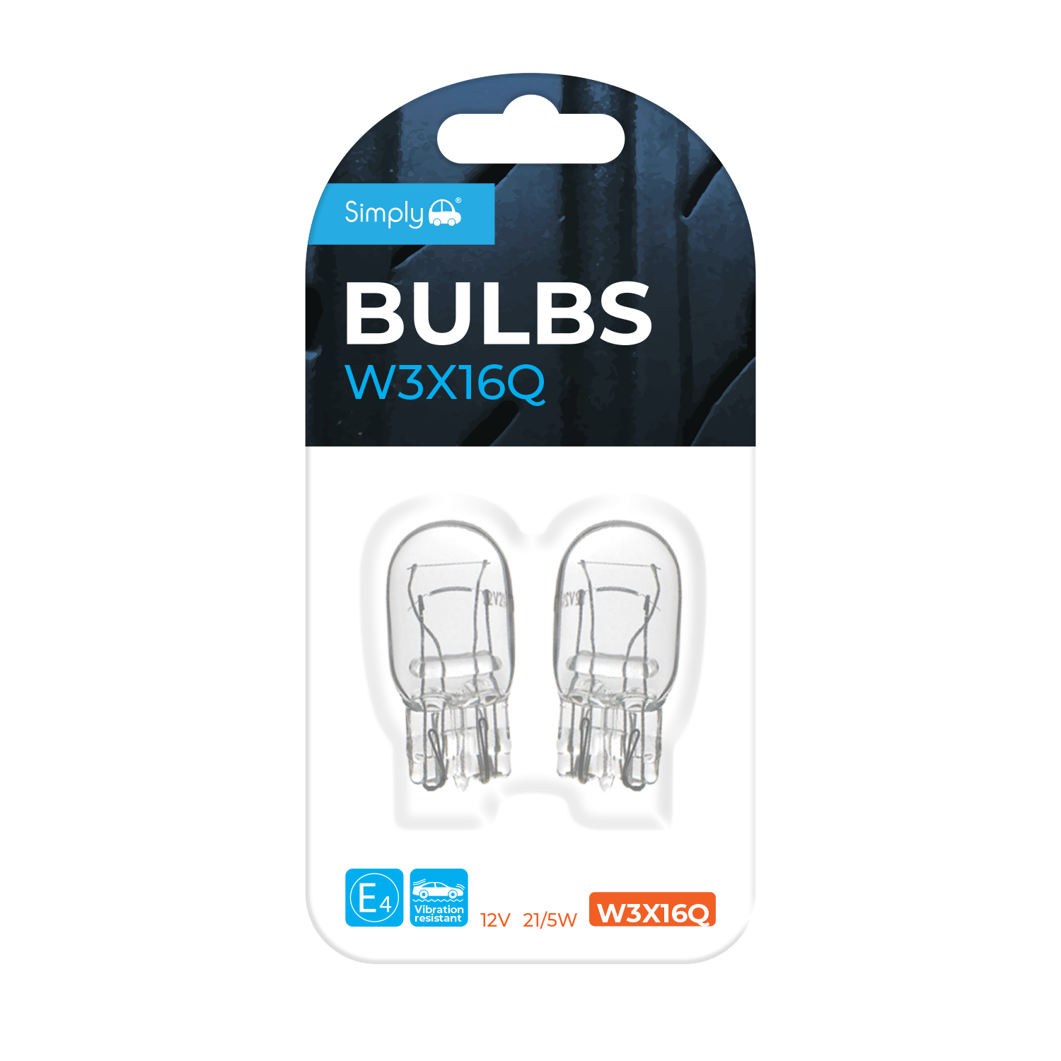 W21/5W S580 Auxiliary Bulb 12V 21/5W W3x16Q | Simply Brands | Private Label