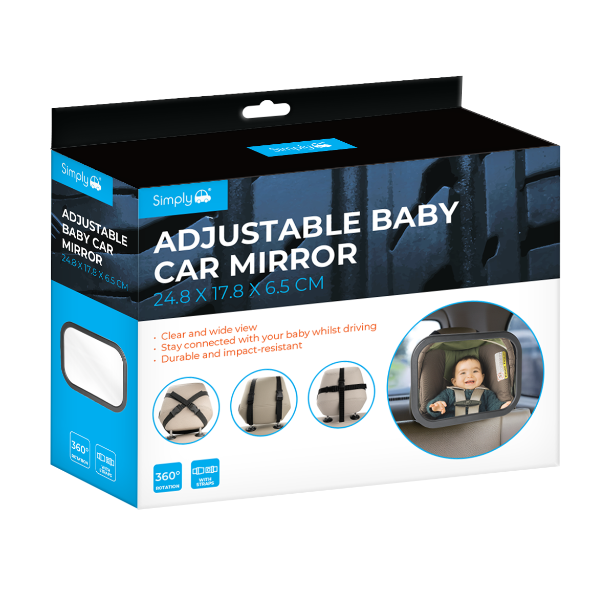 Adjustable Baby Car Mirror | Simply Brands | Private Label