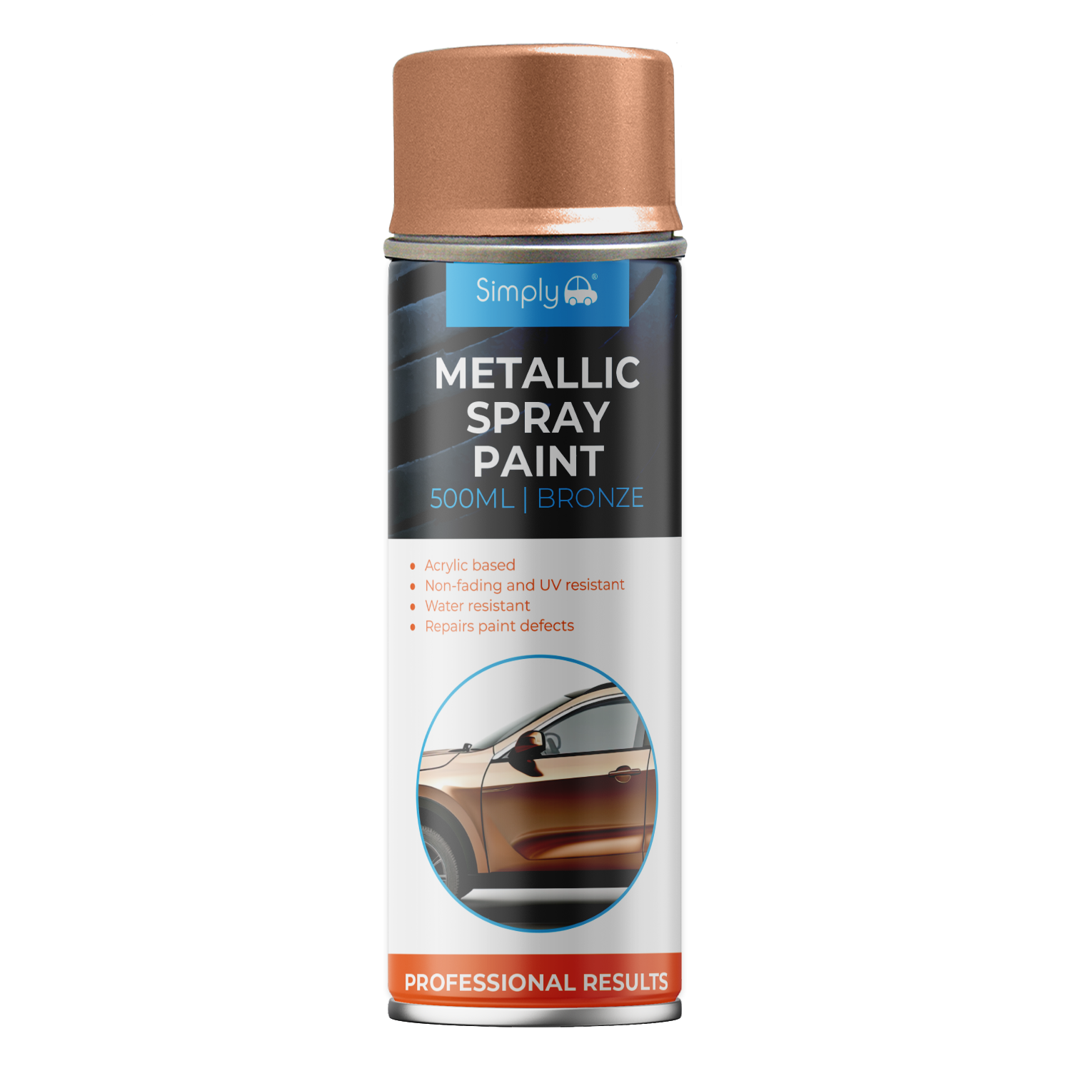 Metallic Bronze Spray Paint 500ml | Simply Brands | Private Label