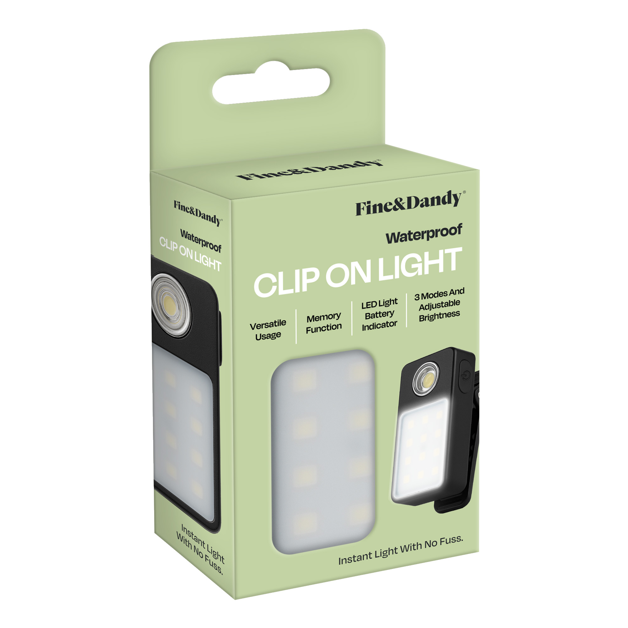 Waterproof Clip on light | Simply Brands | Fine & Dandy