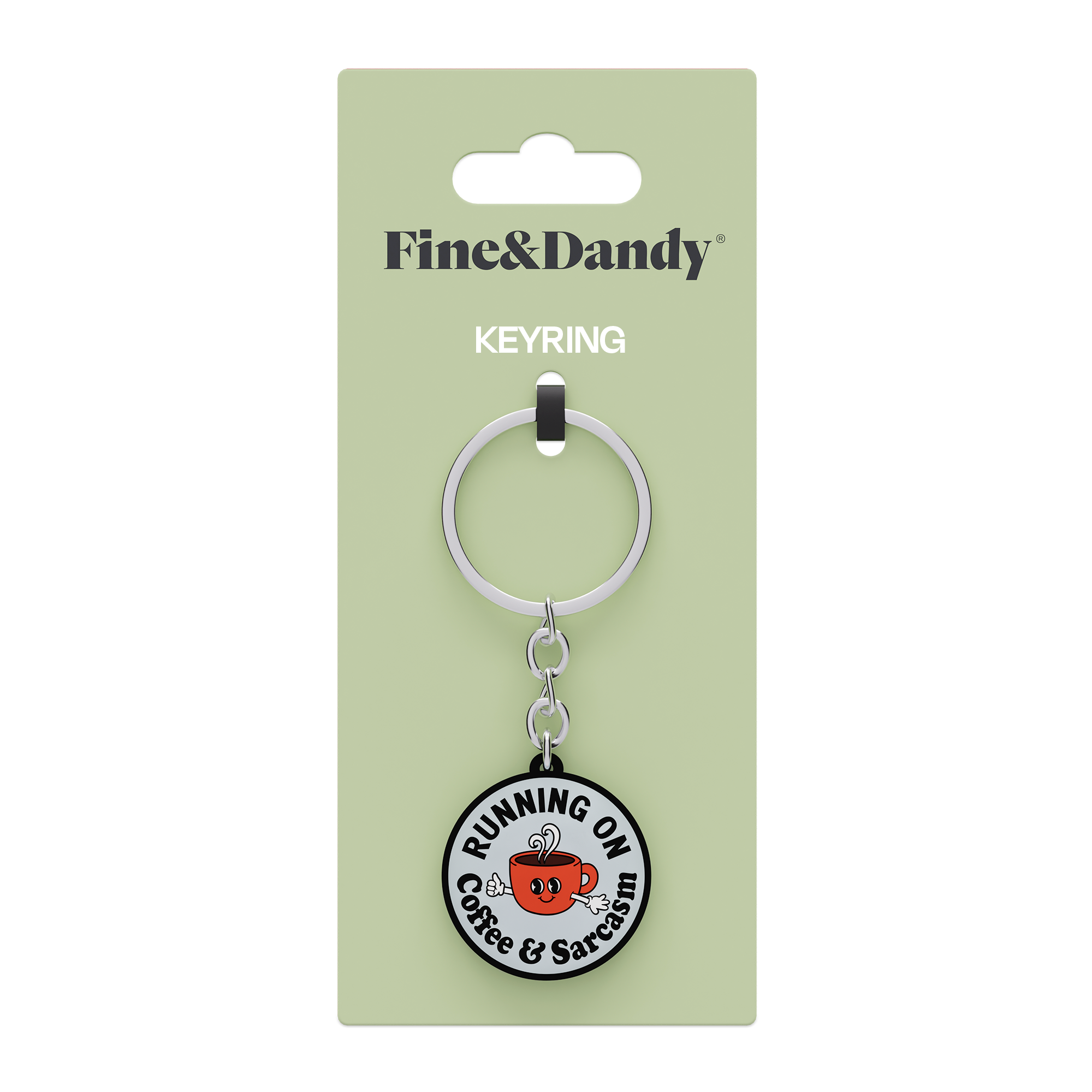 Running On Coffee Keyring | Simply Brands | Fine & Dandy