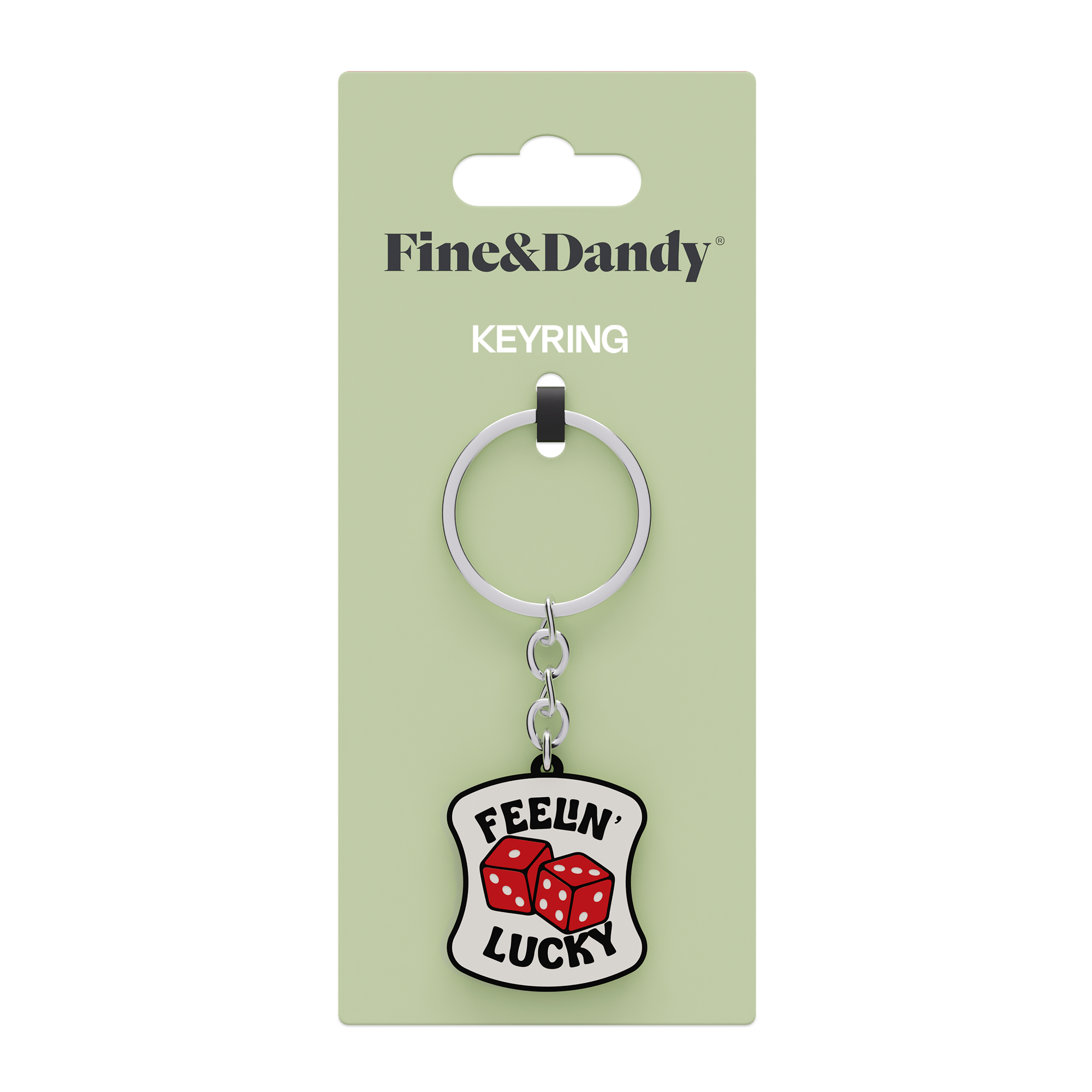 Feelin Lucky Keyring | Simply Brands | Fine & Dandy